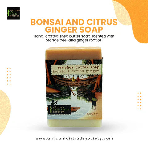Indulge in Bonsai and Citrus Ginger Soap for an Aromatic Escape
